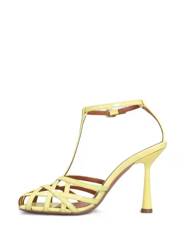 CASTAGNA 100mm Lidia Sandals - Yellow