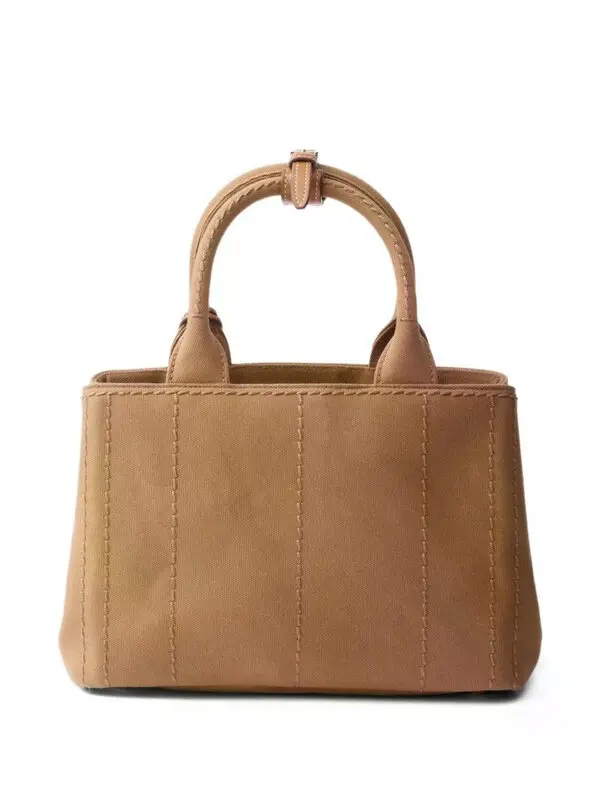 Prada Small Jardinière Tote Bag - Brown