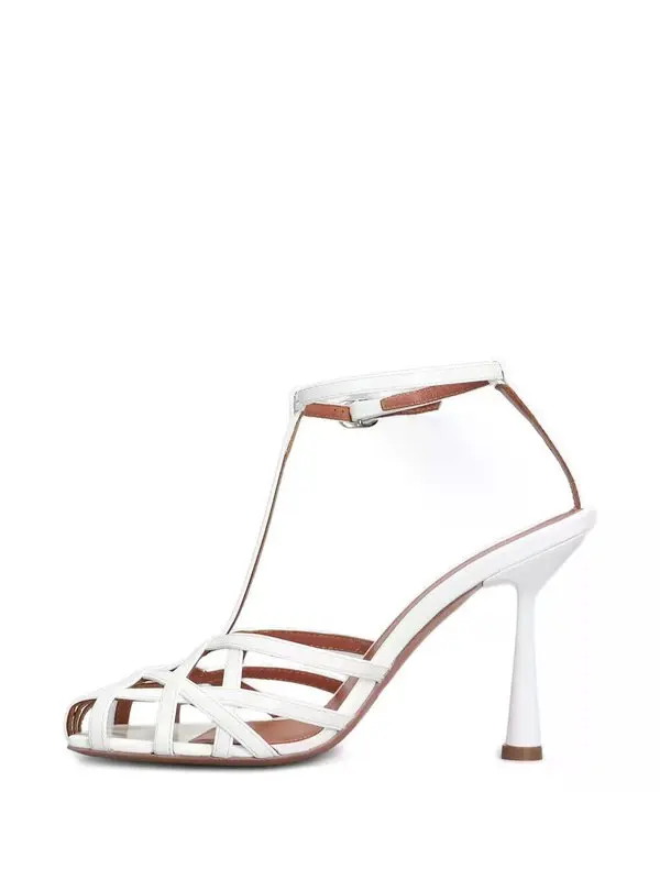 CASTAGNA 100mm Lidia Sandals - White
