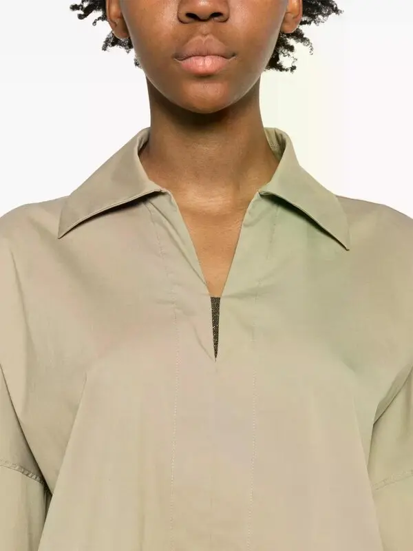 Brunello Cucinelli Drop-shoulder Blouse