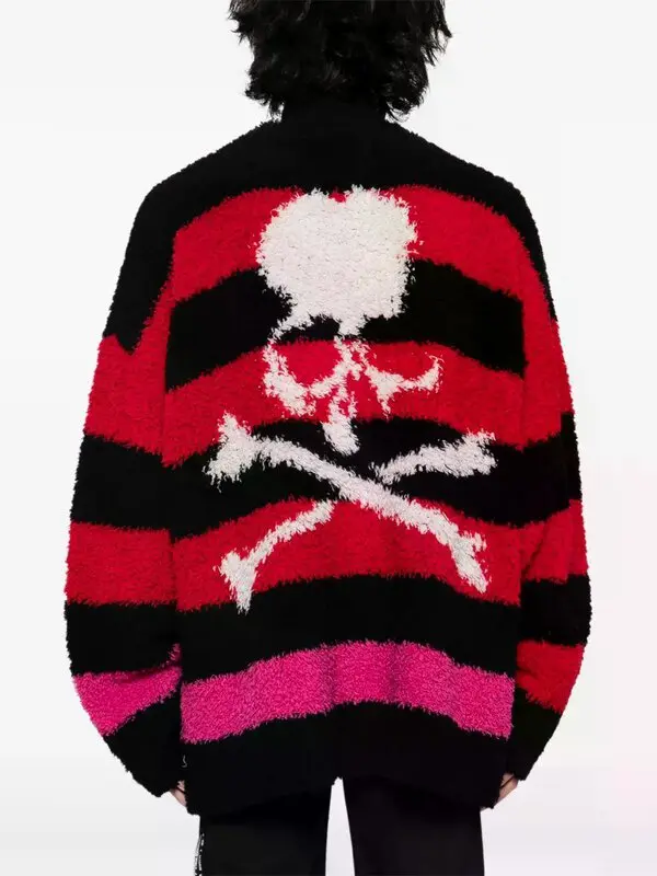 MASTERMIND WORLD Striped Crew Neck Sweater