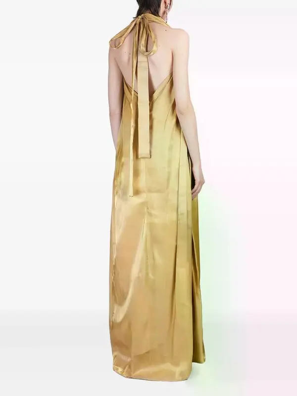 RHEA COSTA Gigi Maxi Dress - Gold