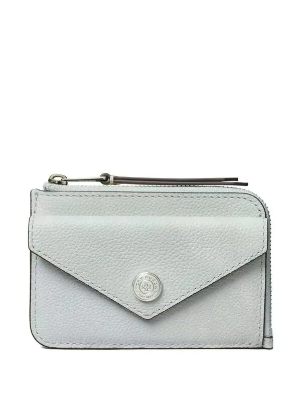 Tory Burch Pebble Foldover Cardholder - Grey