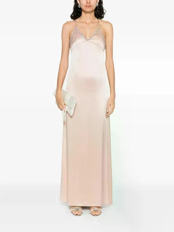 Amen Satin-finish Dress