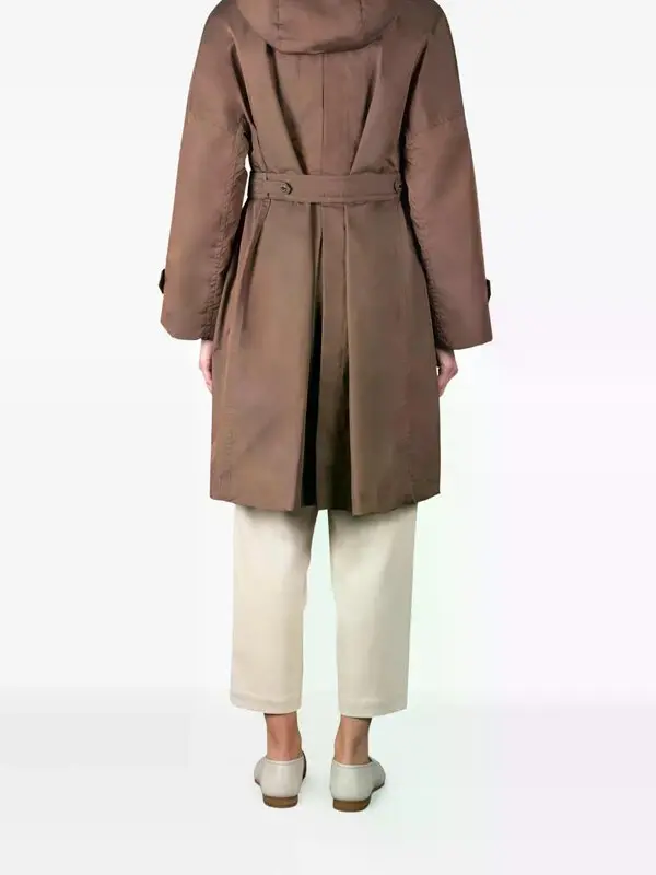 MOORER Double-breasted Trench Coat