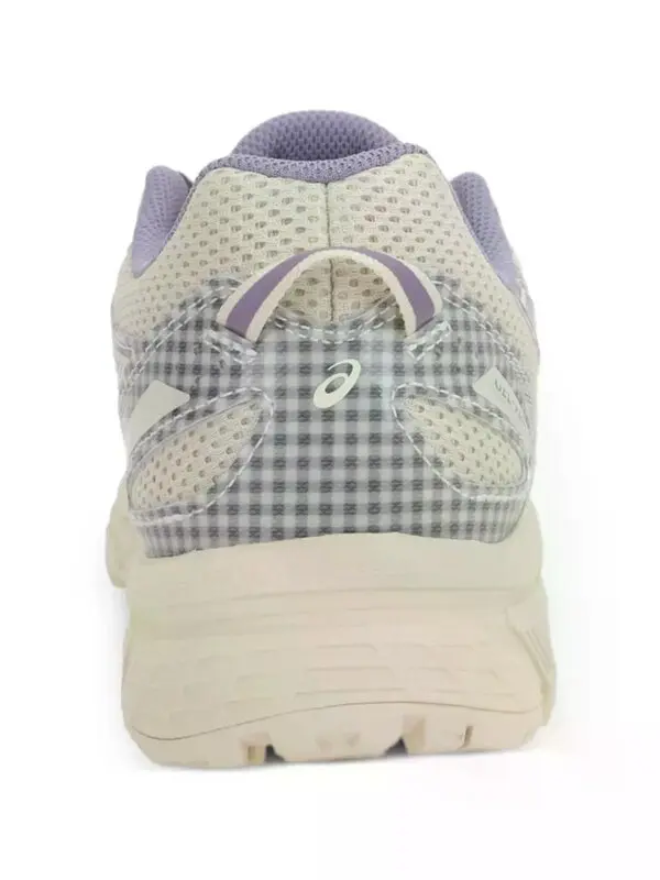 Asics Gel-venture Gingham-check Sneakers - Neutrals