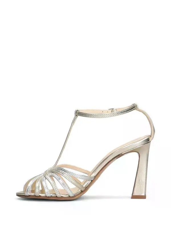 ANNA F. 100mm Leather Sandals