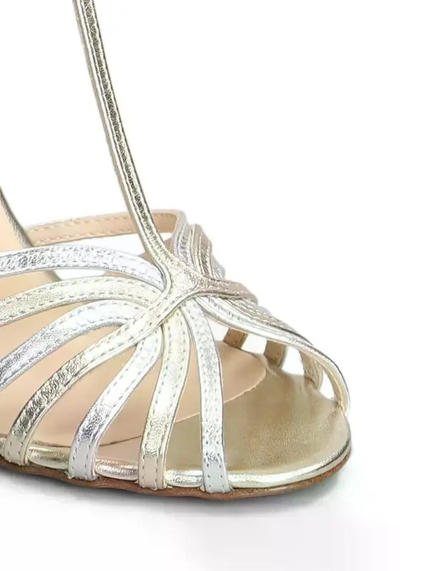 ANNA F. 100mm Leather Sandals