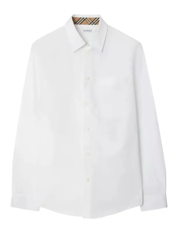 Burberry Cotton Poplin Shirt - White