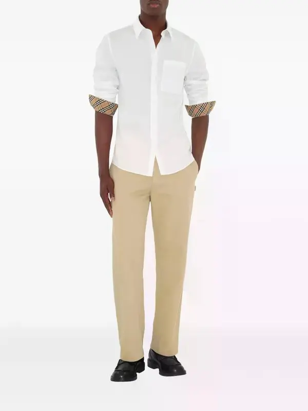 Burberry Cotton Poplin Shirt - White