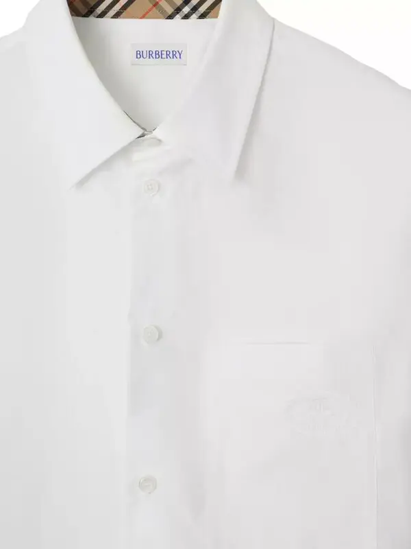 Burberry Cotton Poplin Shirt - White