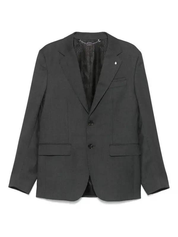 BILLIONAIRE Wool Blazer - Black