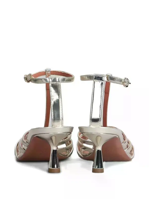 CASTAGNA 60mm Manila Sandals - Silver