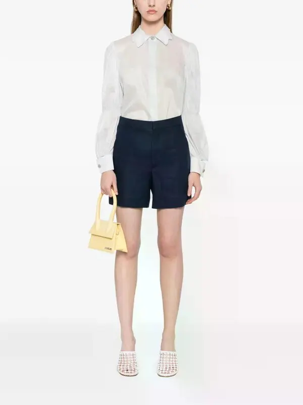 Elisabetta Franchi Flounce-sleeve Muslin Shirt