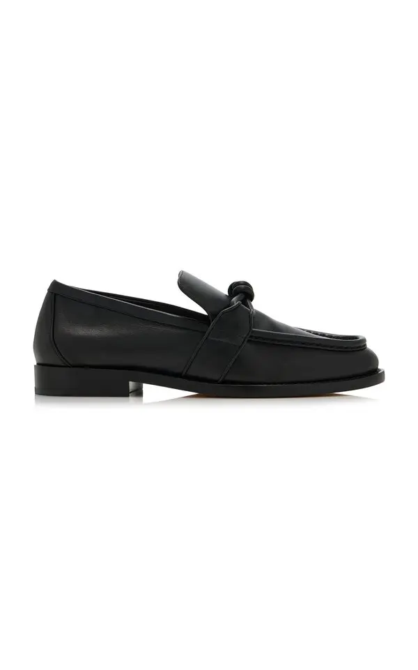 Bottega Veneta Astaire Leather Loafers - Black