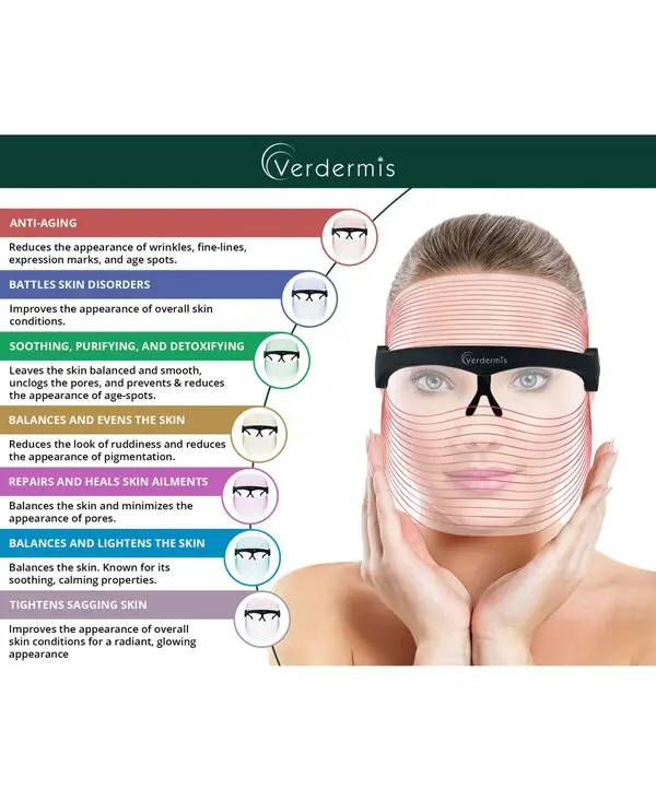 VERDERMIS 7 Color Led Beauty Mask