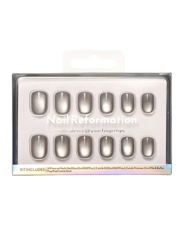 NAIL REFORMATION Press On Nails - Velvet Grey
