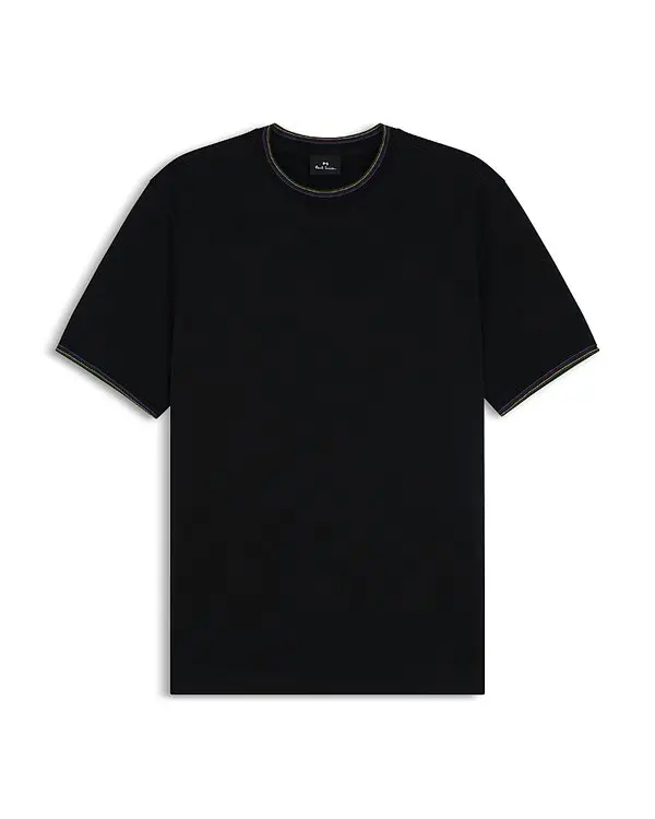 Paul Smith Regular Fit Striped Trim Tee