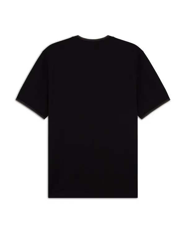 Paul Smith Regular Fit Striped Trim Tee