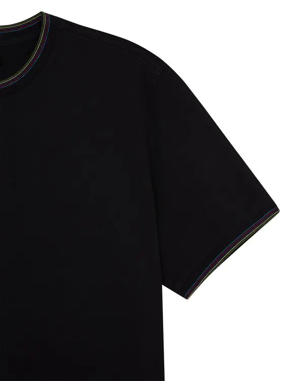 Paul Smith Regular Fit Striped Trim Tee
