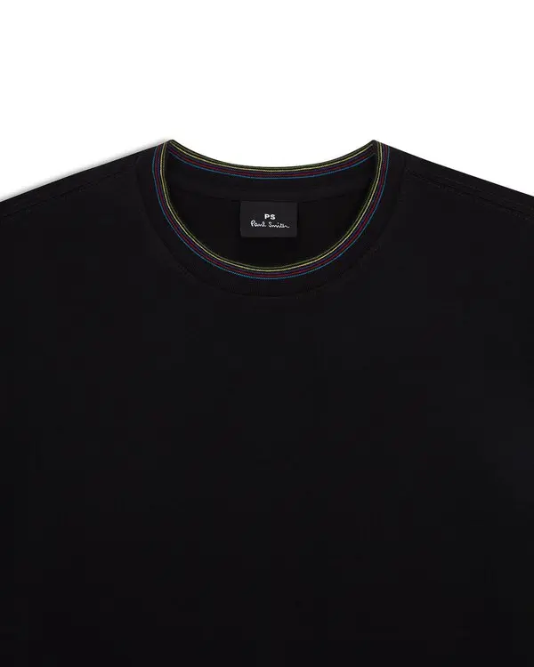 Paul Smith Regular Fit Striped Trim Tee