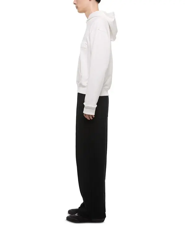 Helmut Lang Embossed Studio Hoodie - White