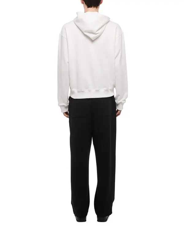 Helmut Lang Embossed Studio Hoodie - White