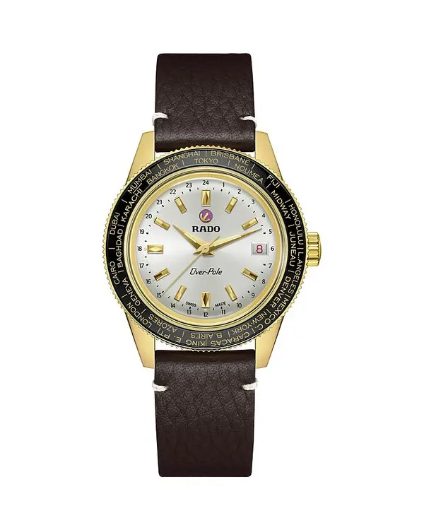RADO Captain Cook Overpole Watch, 39mm - Silver/gold