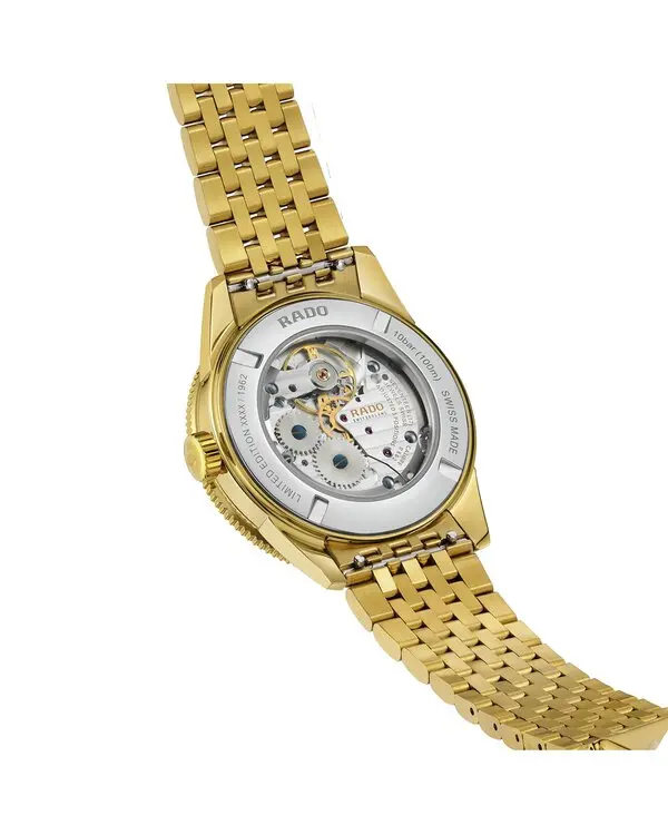 RADO Captain Cook Overpole Watch, 39mm - Silver/gold