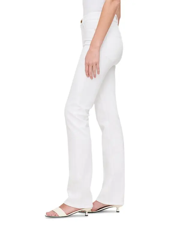 DL1961 Halle Straight High-rise Instasculpt Jeans - White