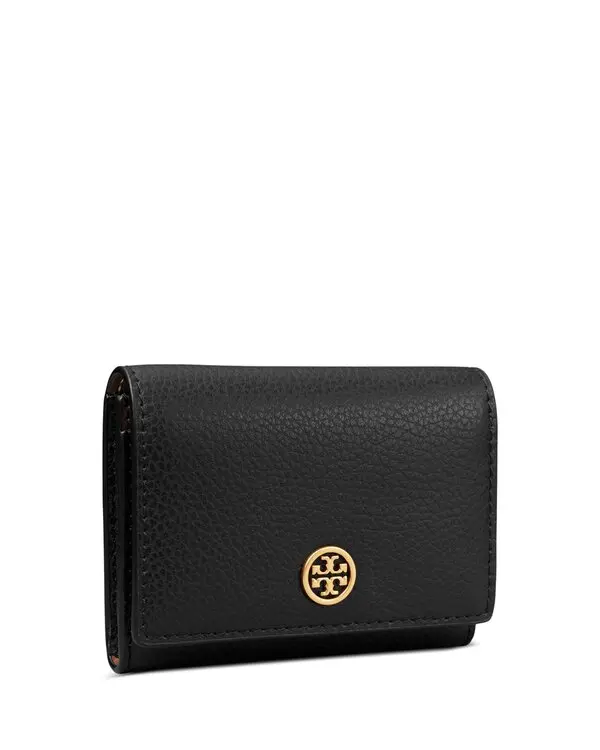 Tory Burch Robinson Leather Business Card Case