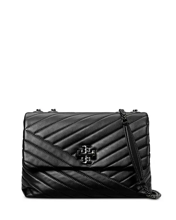 Tory Burch Kira Chevron Powder Coated Convertible Shoulder Bag