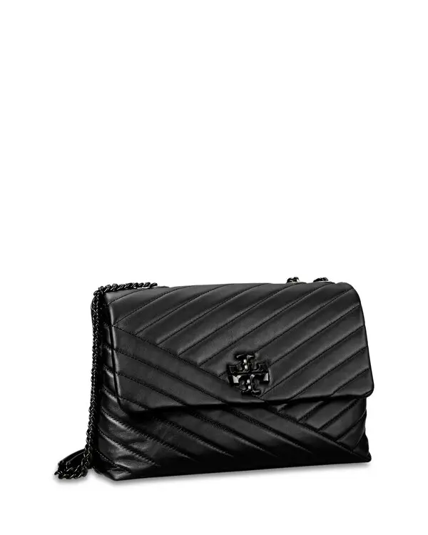 Tory Burch Kira Chevron Powder Coated Convertible Shoulder Bag