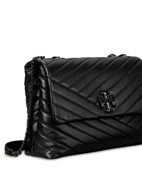 Tory Burch Kira Chevron Powder Coated Convertible Shoulder Bag