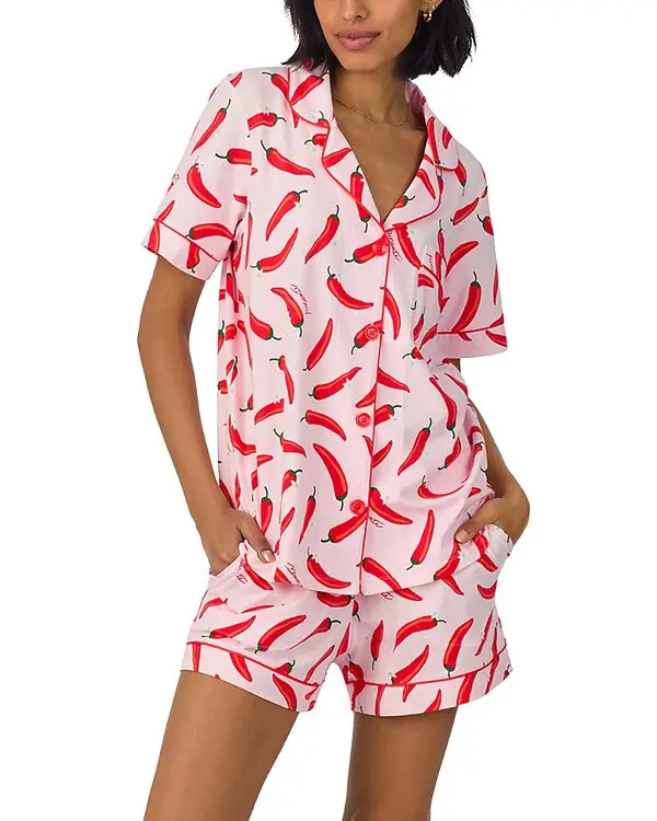 BEDHEAD PAJAMAS Short Sleeve Classic Pajama Set - Coming In Hot