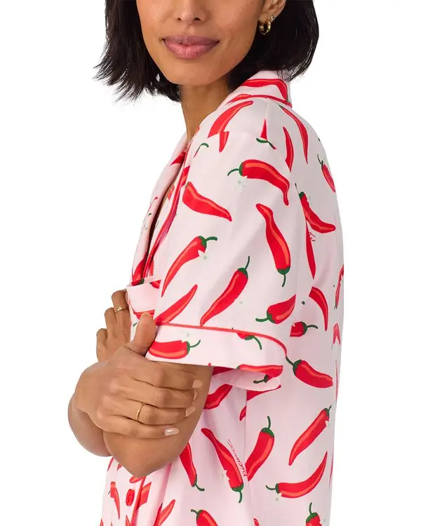 BEDHEAD PAJAMAS Short Sleeve Classic Pajama Set - Coming In Hot