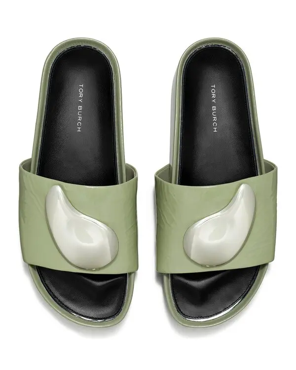 Tory Burch Patos Platform Sandals - Light Jade