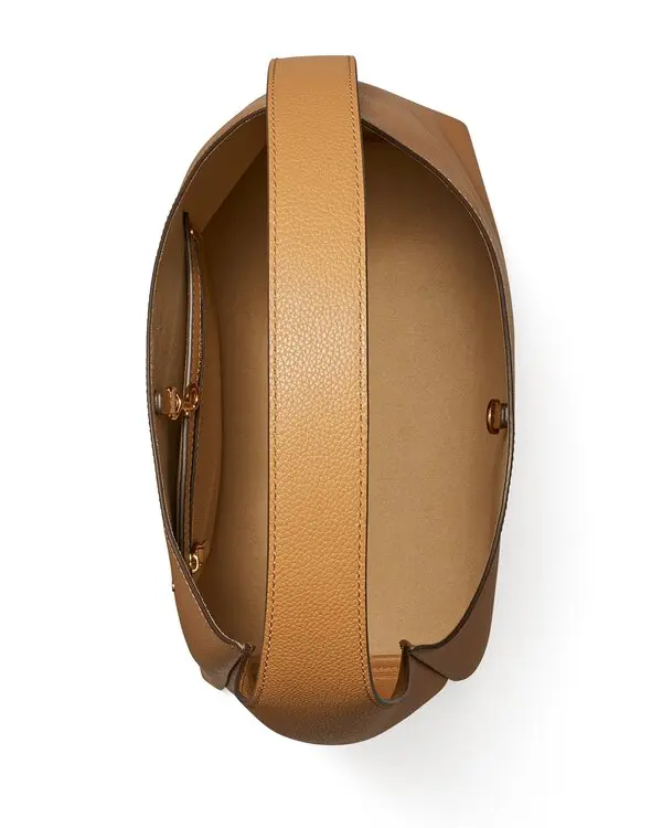 Tory Burch Romy Leather Hobo Bag - Tiramisu Leather