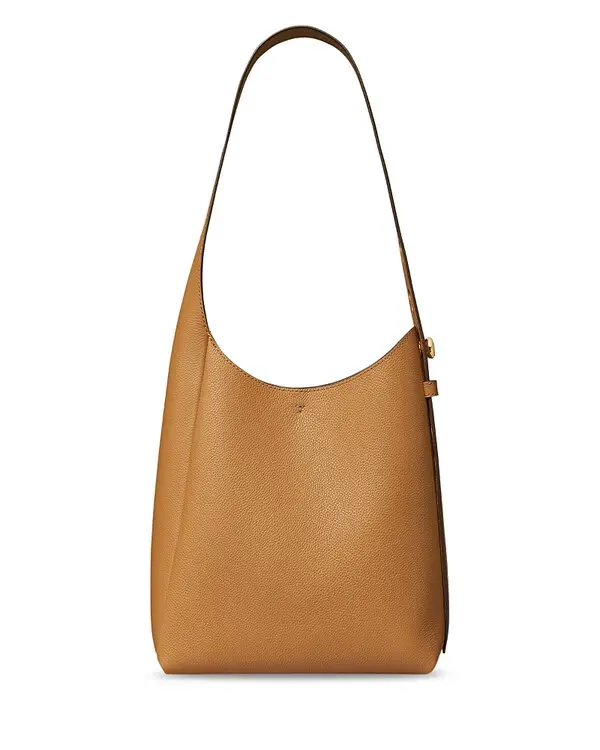 Tory Burch Romy Small Leather Hobo Bag - Tiramisu