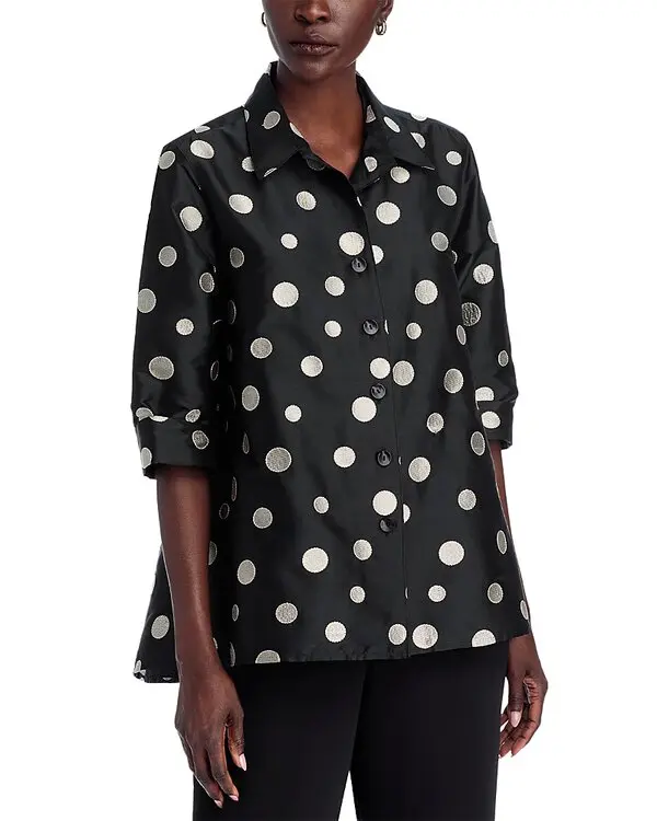 Caroline Rose Button Front Shirt