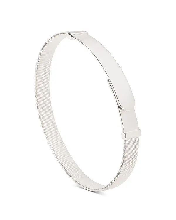 Marco Bicego 18k Masai Coil Bangle Bracelet - White Gold