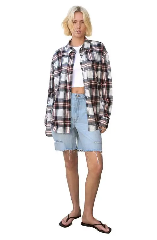 NEXT Slouchy Denim Shorts