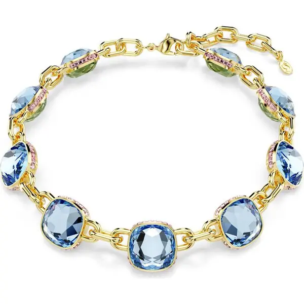 SWAROVSKI Chroma Twist Crystal Collar Necklace - Blue