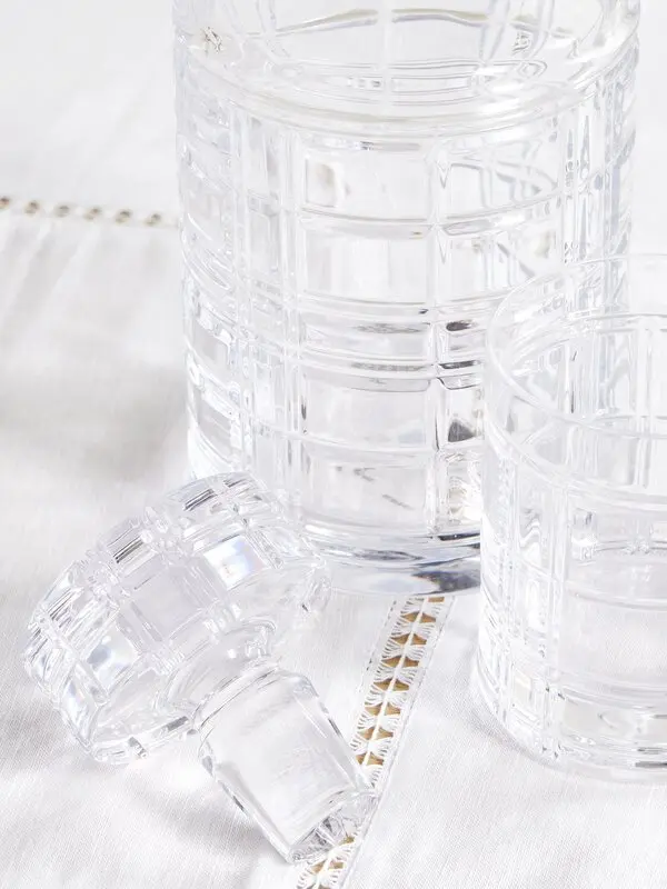 Ralph Lauren Hudson Crystal Decanter And Glasses Set