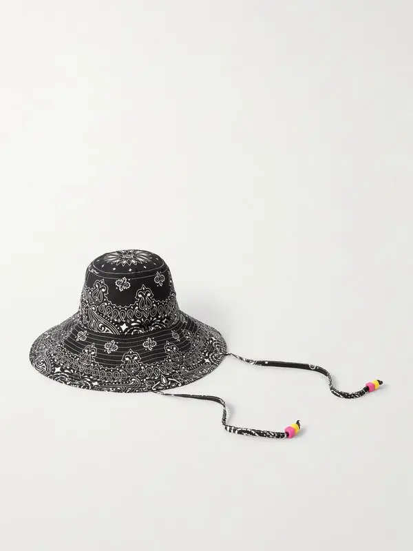 CALL IT BY YOUR NAME Capeline Reversible Bucket Hat - Black