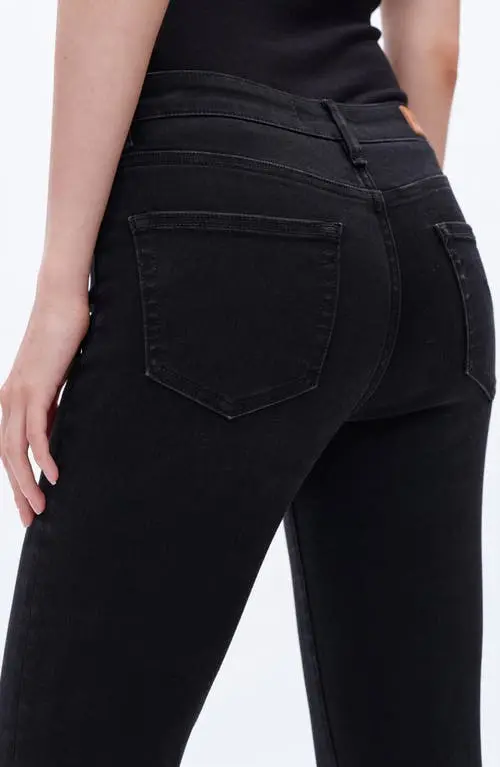 BAYEAS High-rise Bootcut Jeans - Black