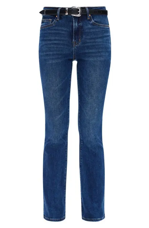 BAYEAS High-waist Bootcut Jeans - Deep Sea