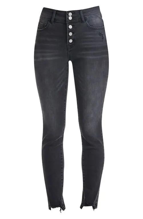 BAYEAS Button Fly High Waist Skinny Jeans