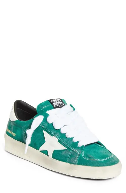 GOLDEN GOOSE Stardan Sneakers - Green/ White