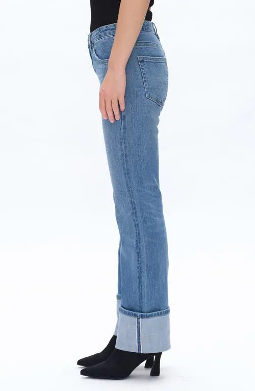 BAYEAS Deep Cuff Straight Jeans